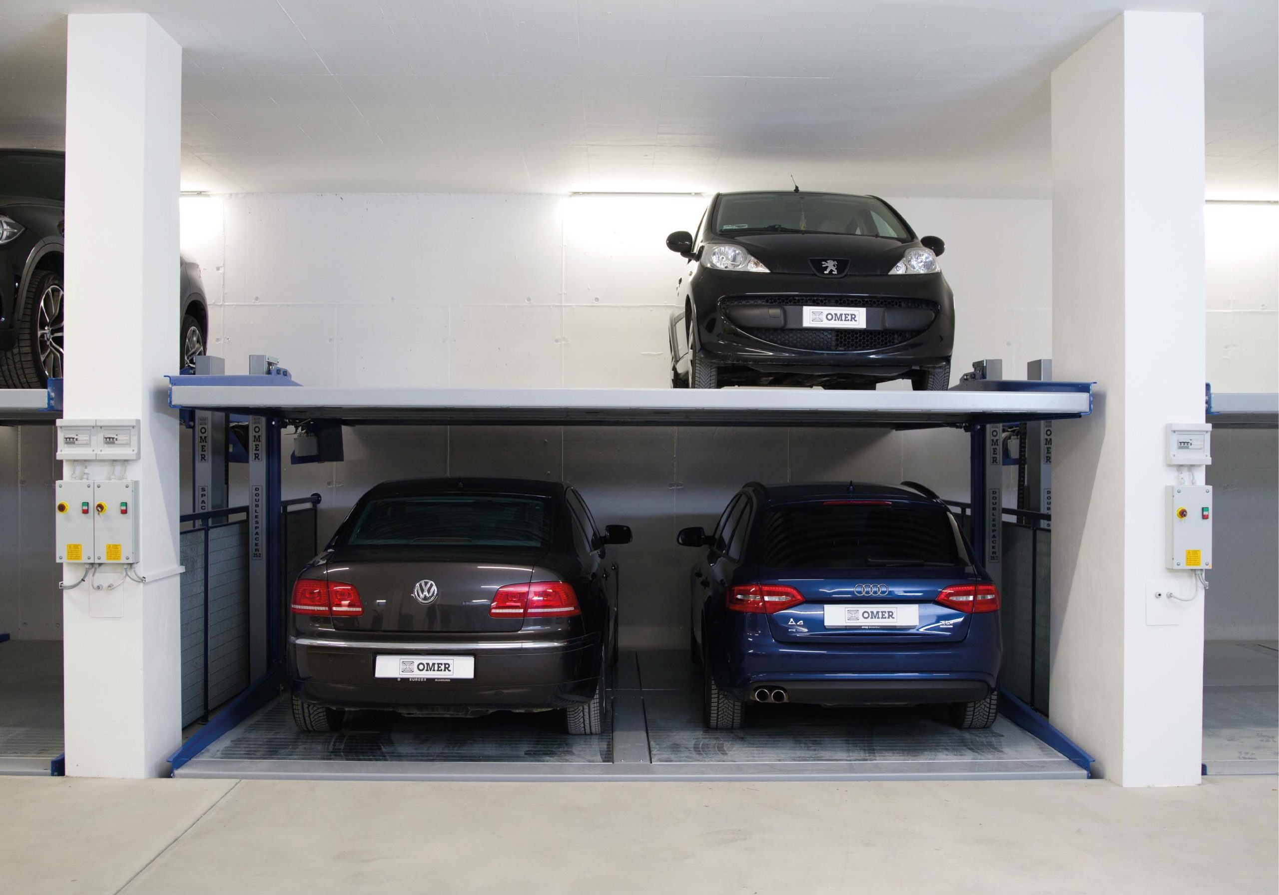 Omer - Independent double stacker with pit - Equindus